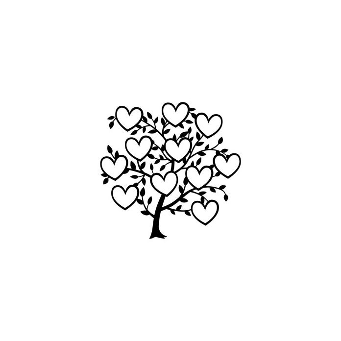11 heart family tree