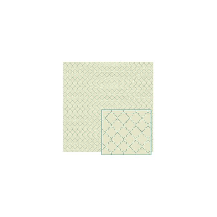 aqua lines quatrefoil pattern