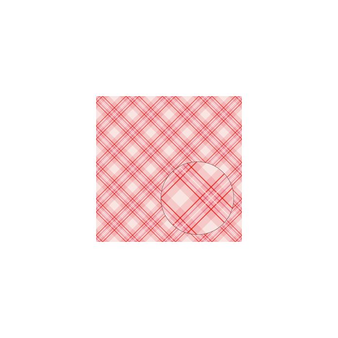red & pink plaid seamless pattern