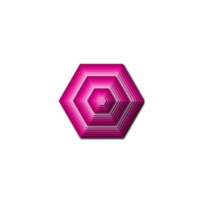 nested hexagons
