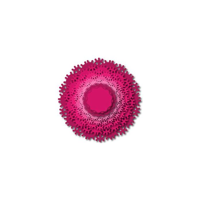 nested doily circle