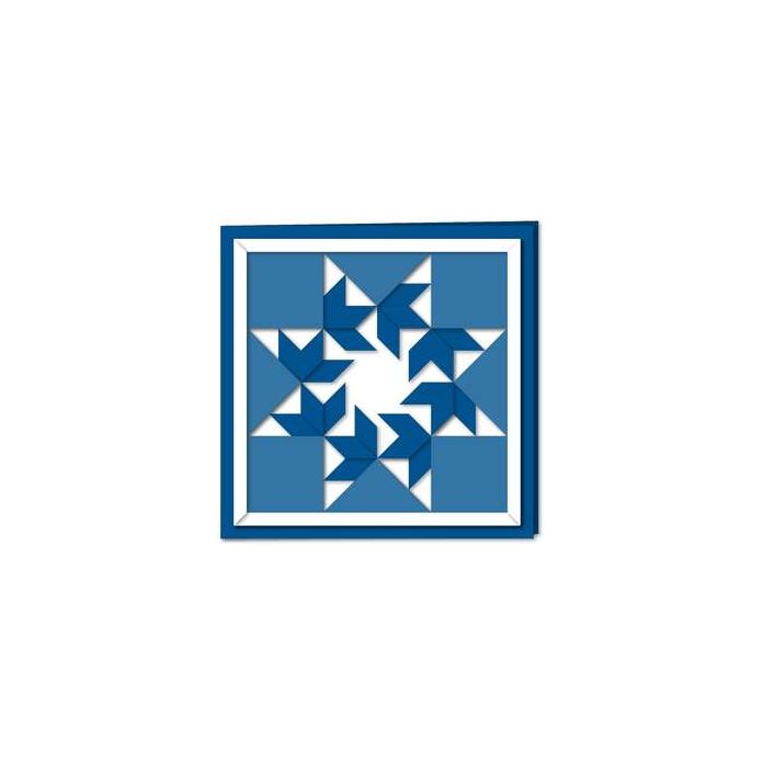 flying swallows quilt block card