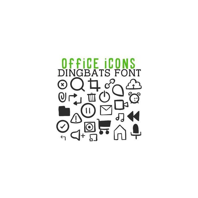 cg office icons dingbats