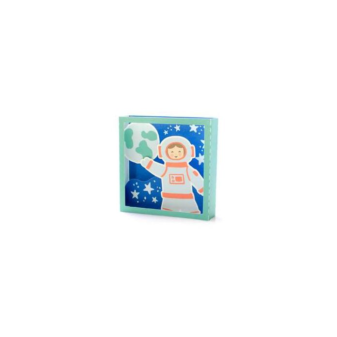 astronaut box card