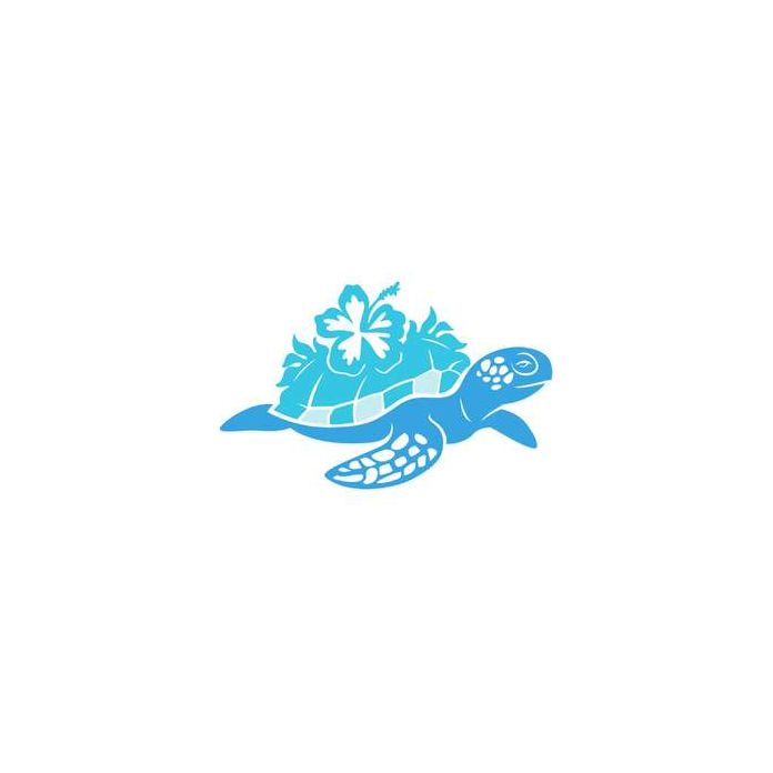 sea turtle hibiscus flower