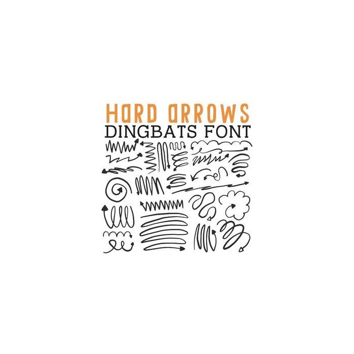 cg hard arrows dingbats