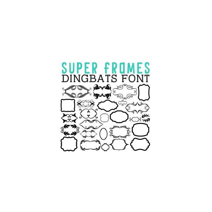 cg super frames dingbats