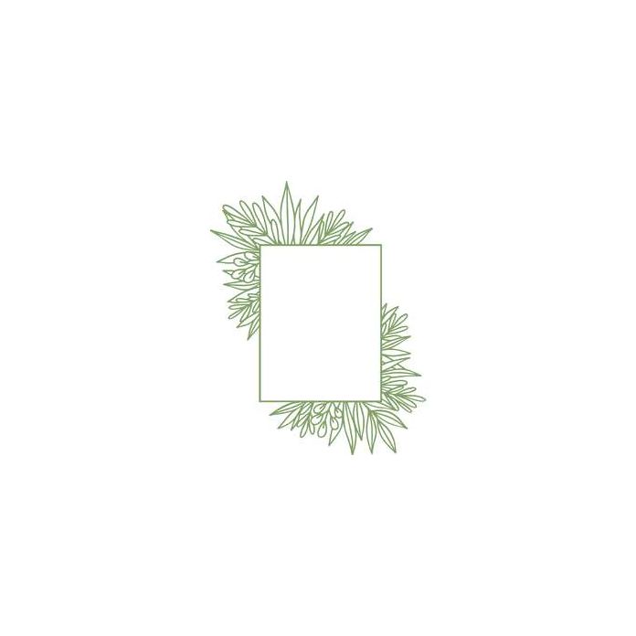 rectangle leaf frame