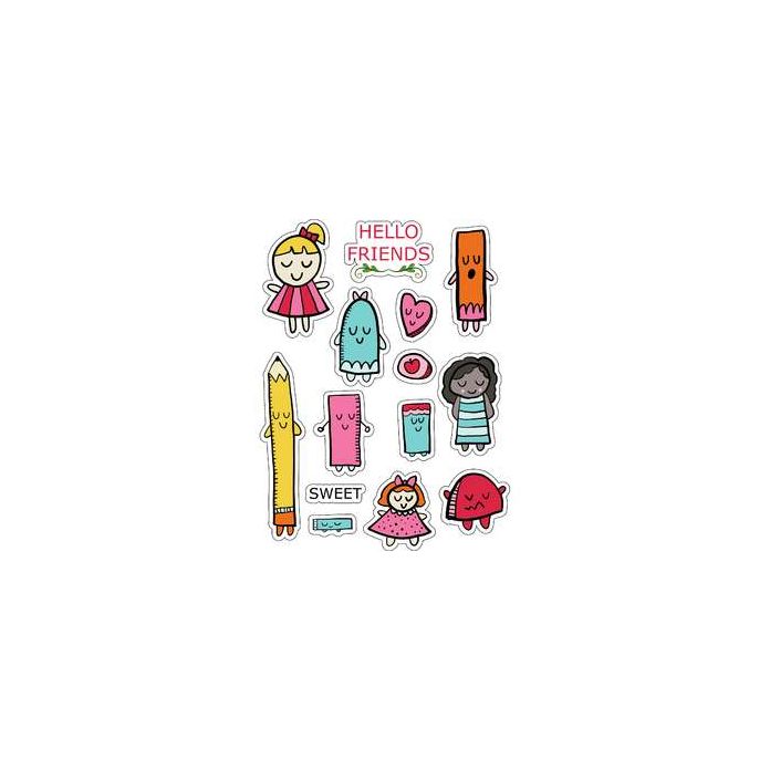 ml cartoon people stickers