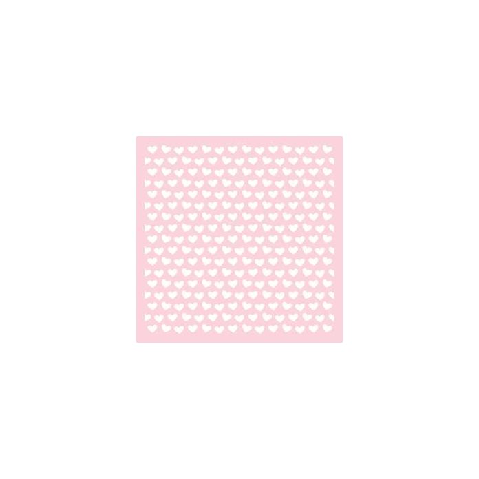 square heart stencil