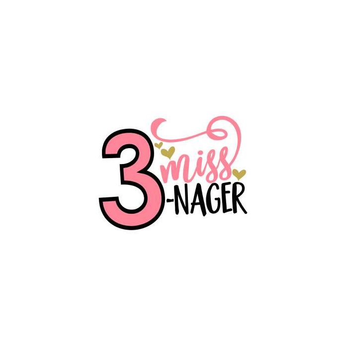 miss three nager 3rd birthday girl