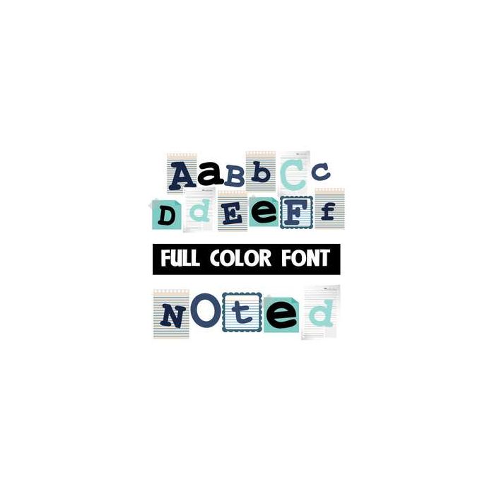 noted color font