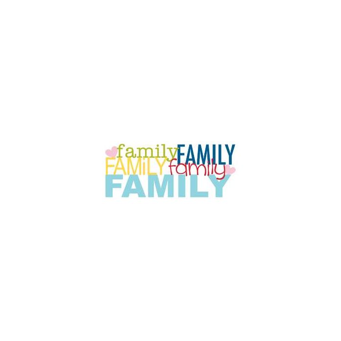 family word collage