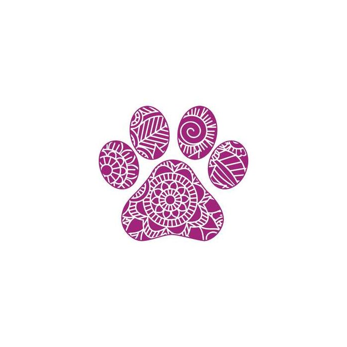 paw print mandala|330955