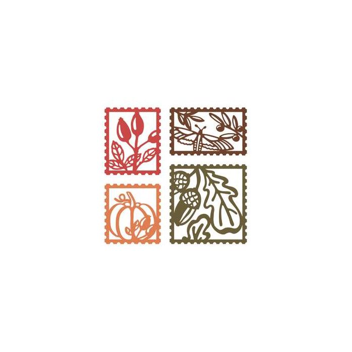 autumn postage stamps