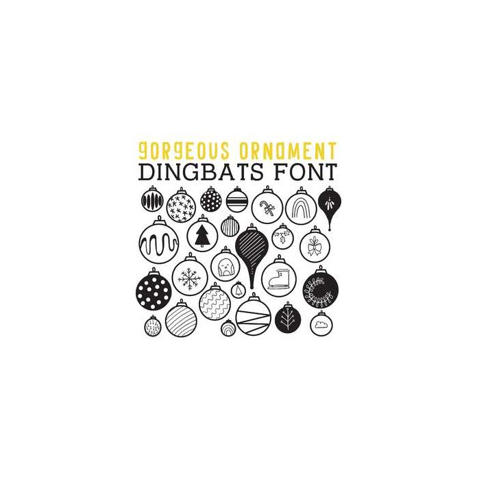 cg gorgeous ornament dingbats