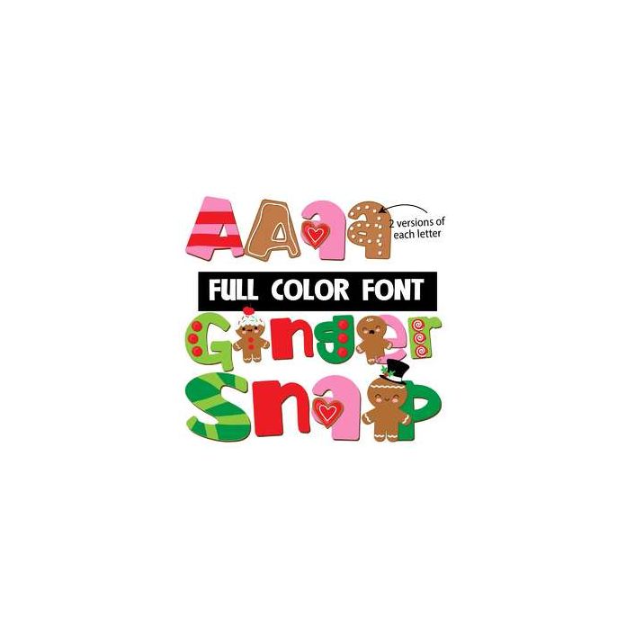 gingersnap color font