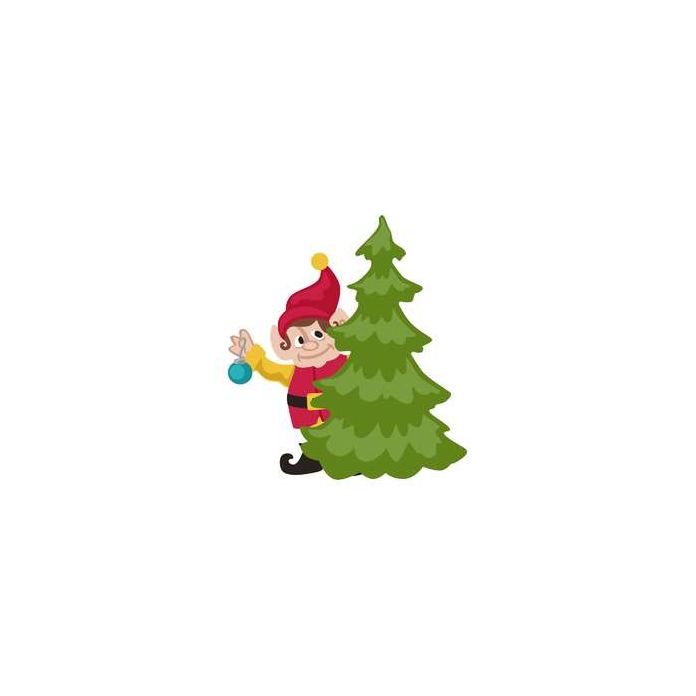 elf with tree