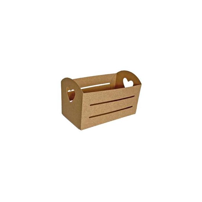 rounded slat crate box with hearts