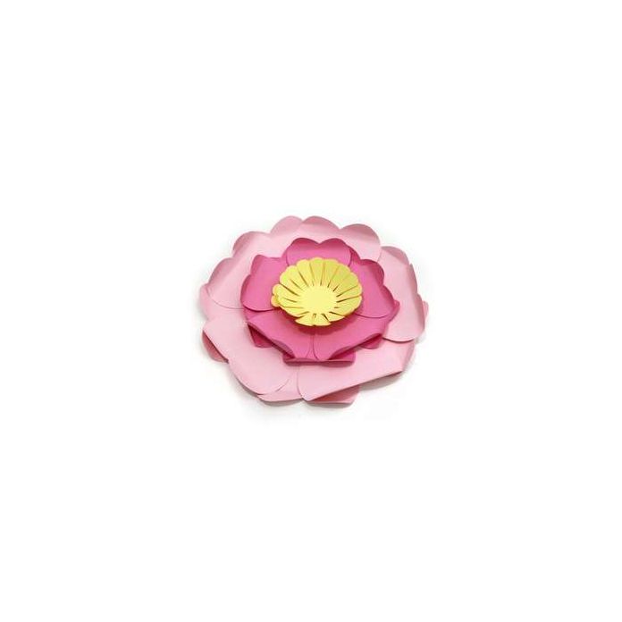 medium light pink 3d flower