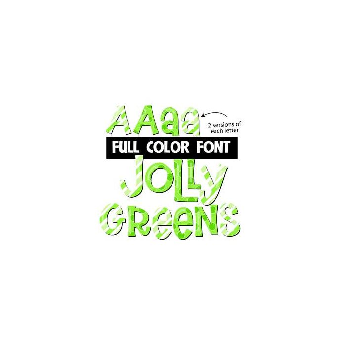 jolly greens color font