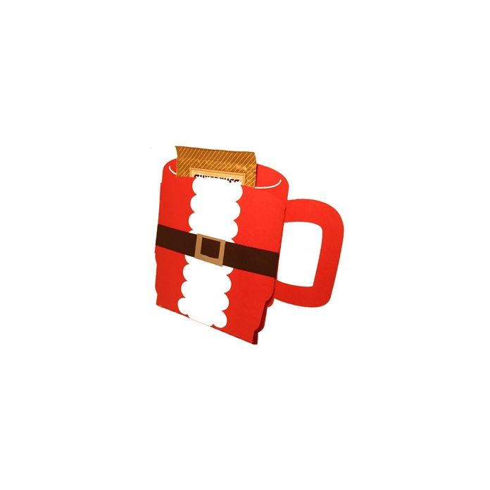 santa hot chocolate holder