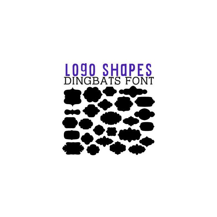 cg logo shapes dingbats