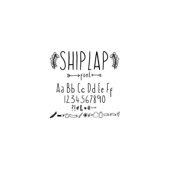 shiplap font