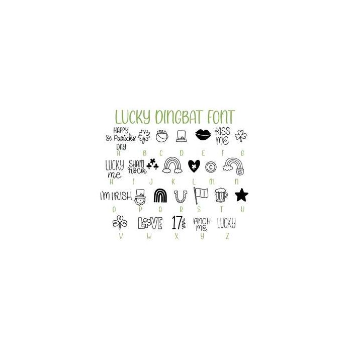lucky dingbat font