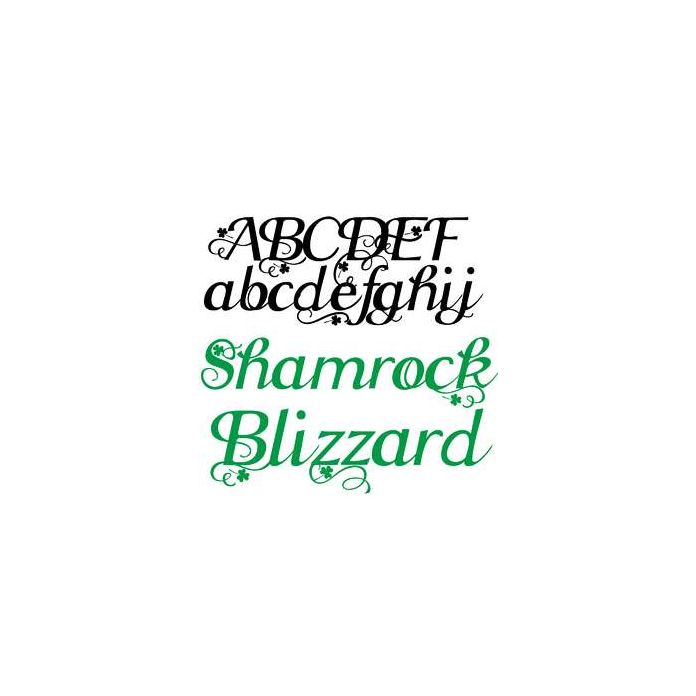 shamrock blizzard font