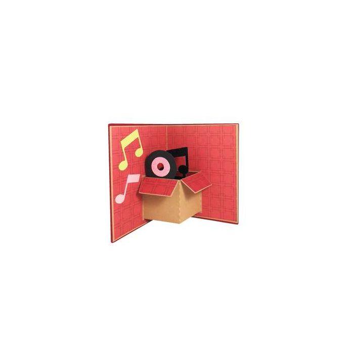 music popup card