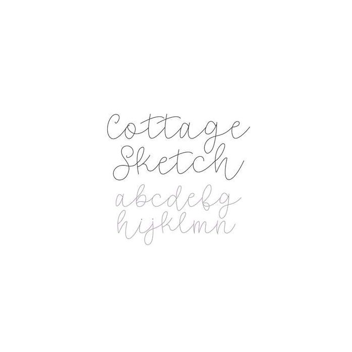 dtc cottage sketch font
