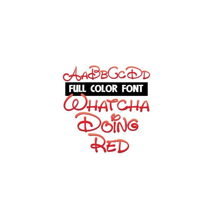 whatcha doing red color font