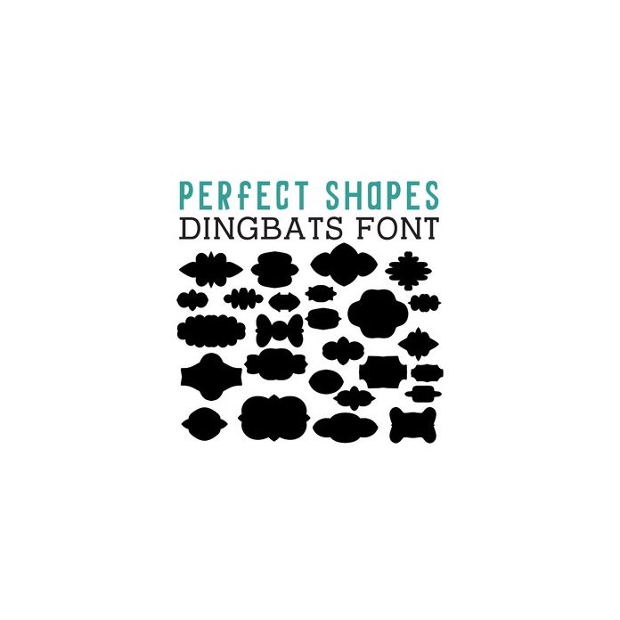 cg perfect shapes dingbats