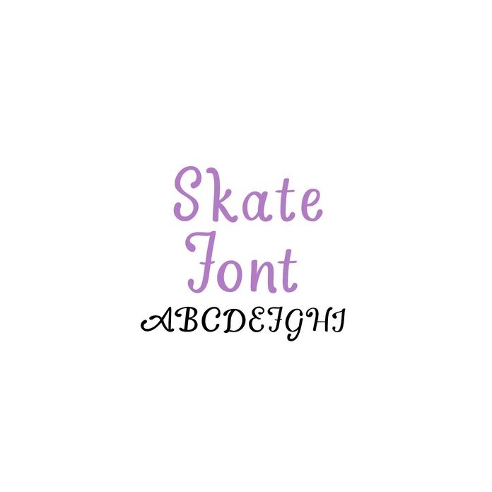 skate font