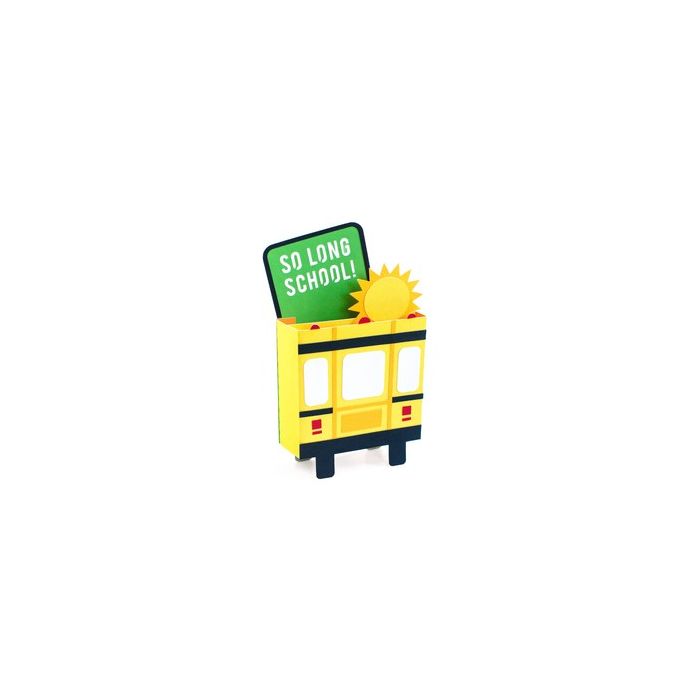 out of school bus box card