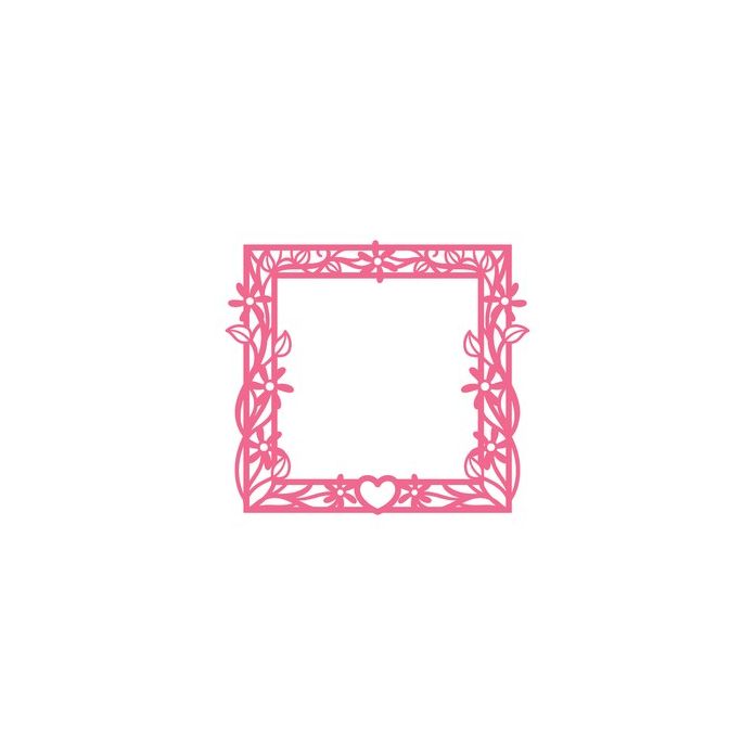 wedding floral frame