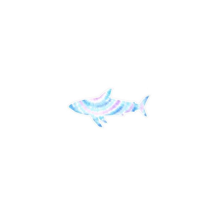 tie dye pastel shark