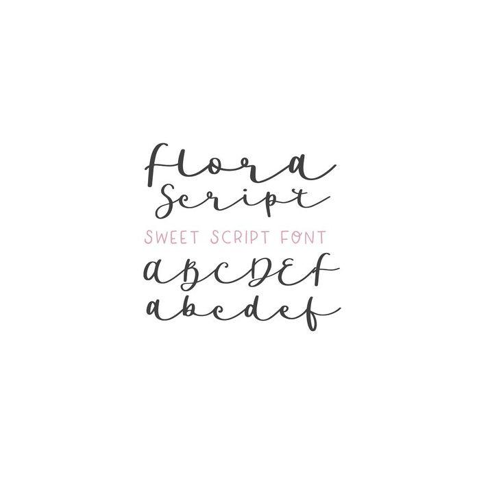 dtc flora script font