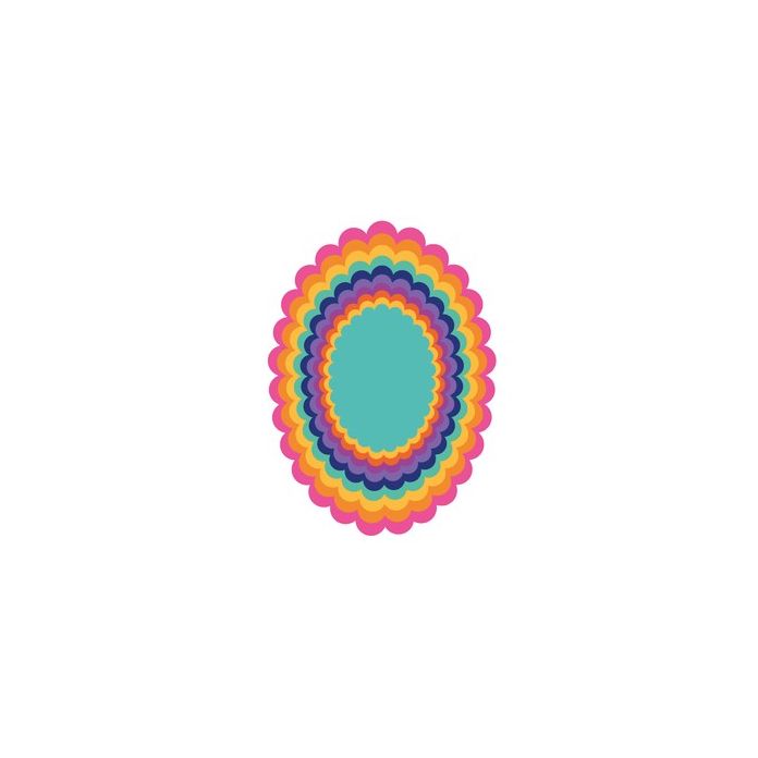 nested scallop ovals set