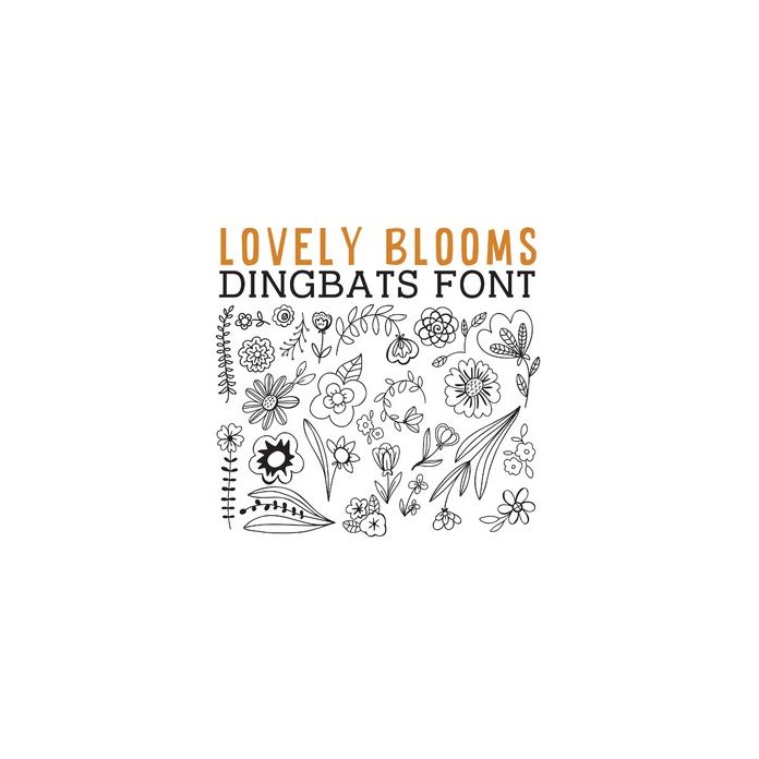 cg lovely blooms dingbats