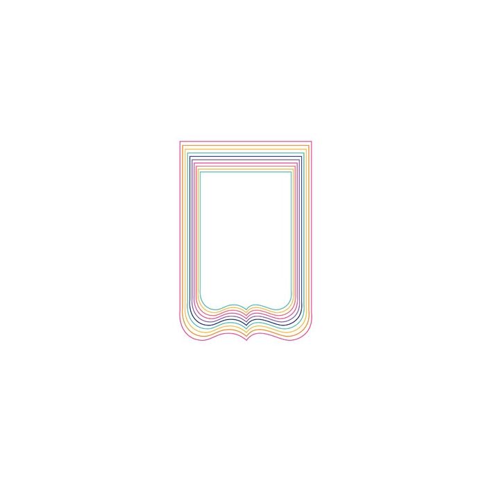 nested fancy edge pennant banner frames