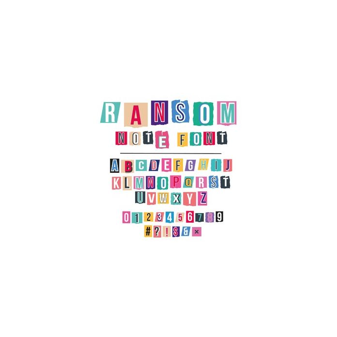 ransom note font