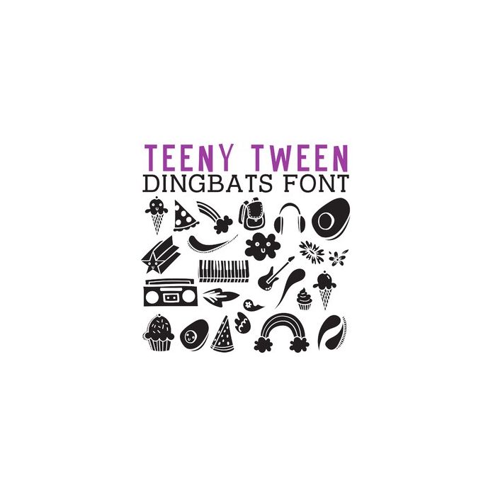 cg teeny tween dingbats