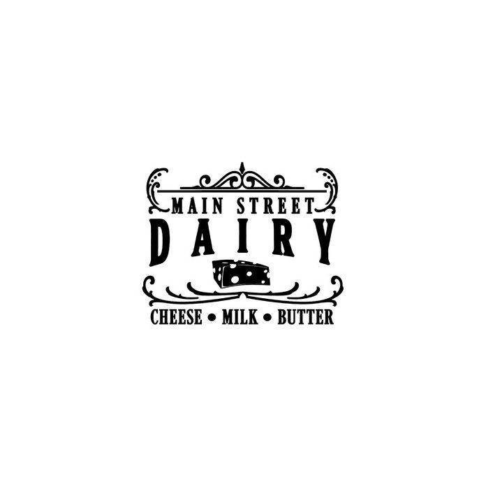 main street dairy sign
