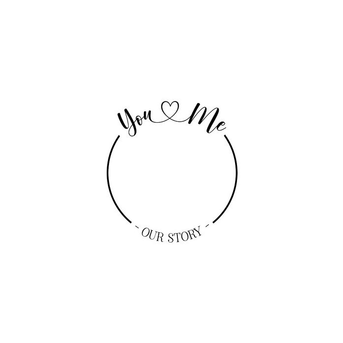 you heart me our story heart circle frame