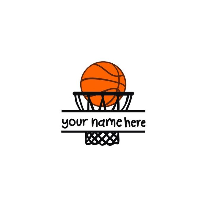 basketball nameplate