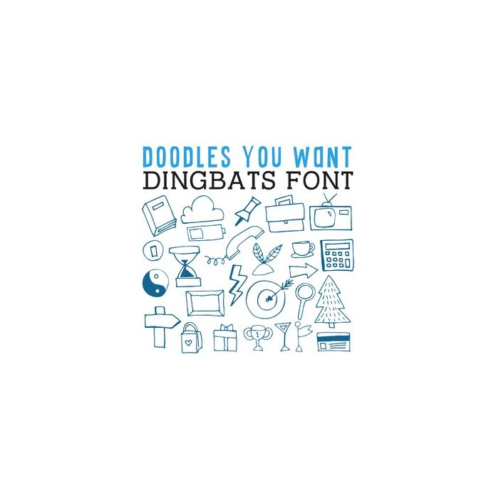 CG Doodles You Want Dingbats