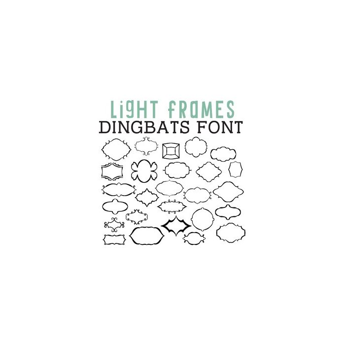CG Light Frames Dingbats