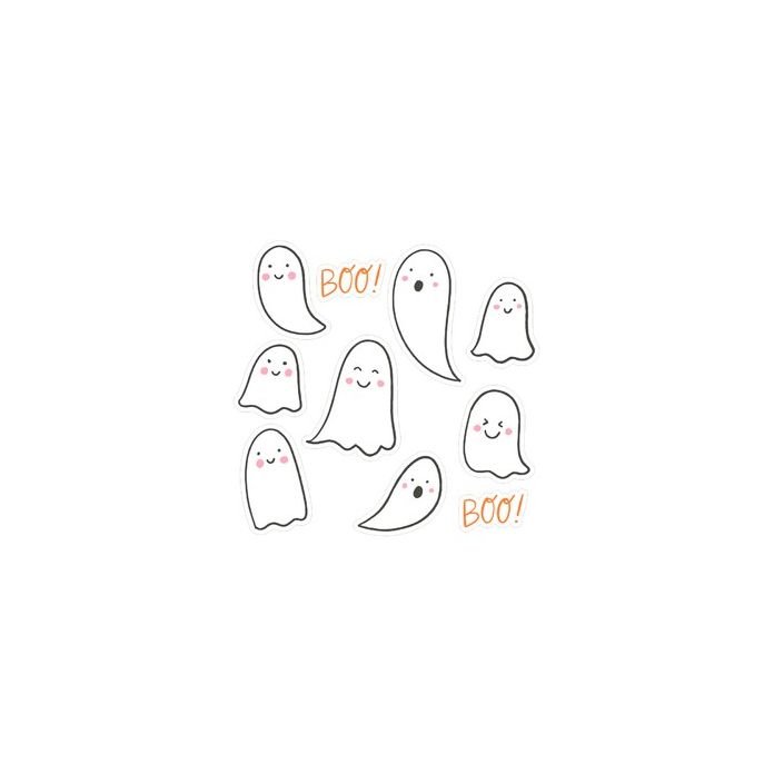 Happy Ghost Sticker Set